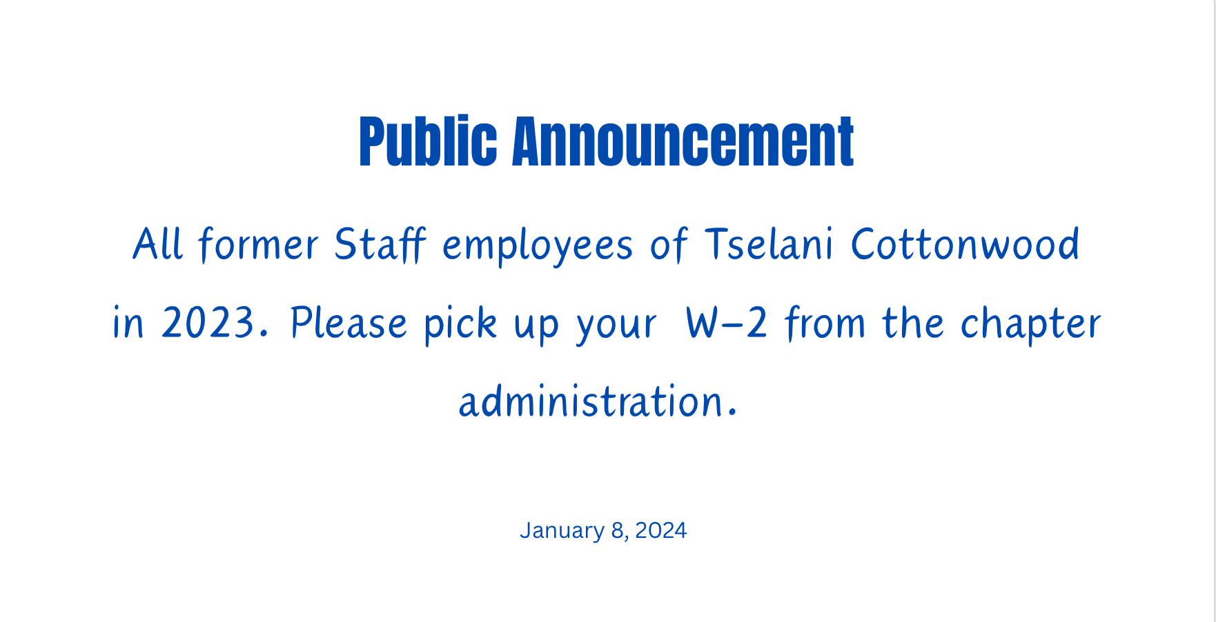 Tselani/Cottonwood