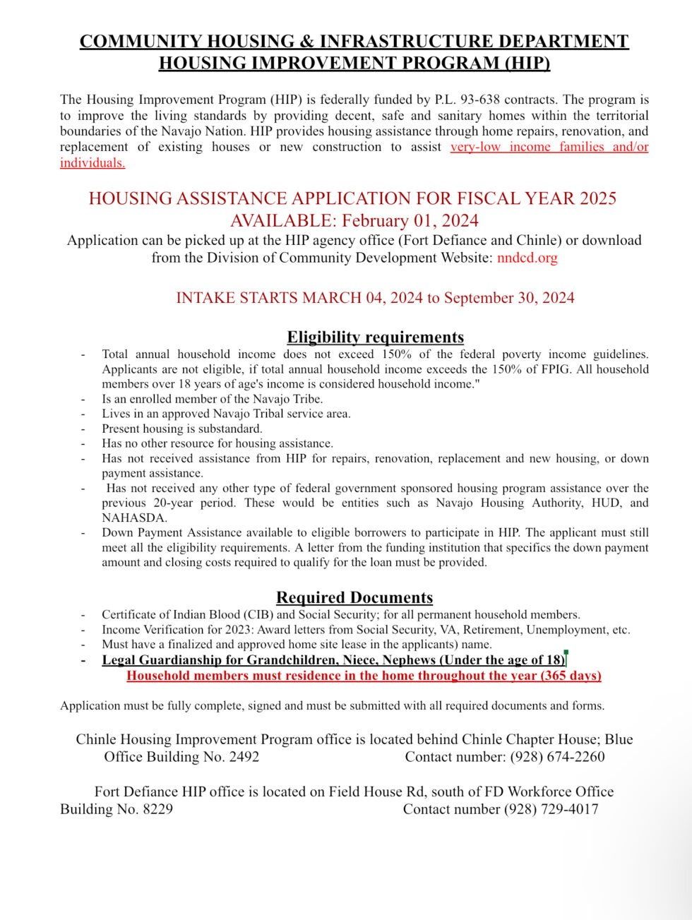 Our Services | Tselani/Cottonwood